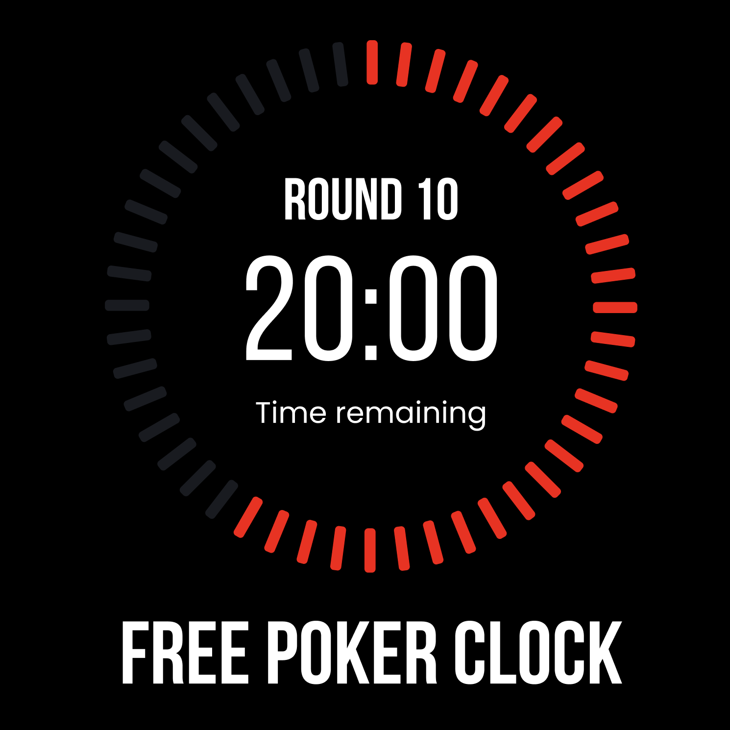 The Poker Timer | Free Poker Clock